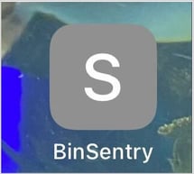 How do I set up BinSentry on my phone?